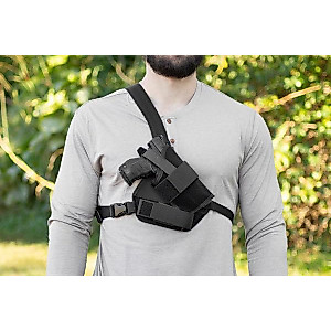 Elite Survival 7105-2-RH Warden Chest Holster, Size 2, Right Hand