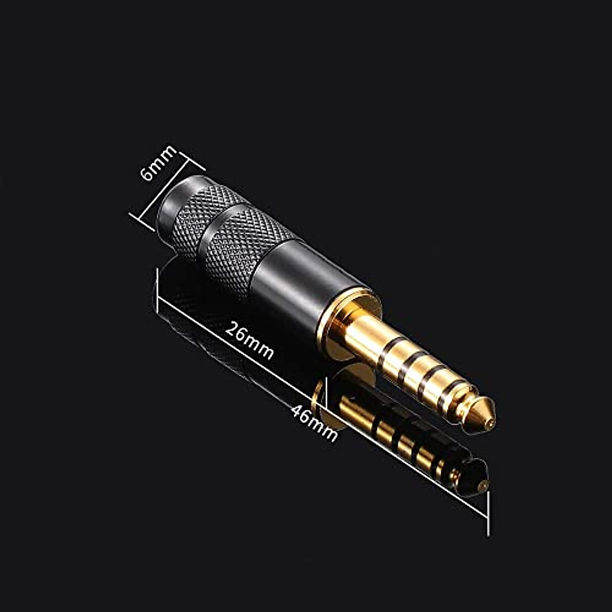 gotor 4.4mm Balanced Replacement Cable for Sennheiser HD 650 HD 660s HD 600 HD 6XX HD 25 HD 580 HD 58x 7N Silver Plated Copper (1.2m(3.9Feet))