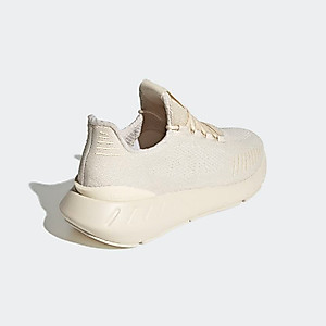 adidas Women's Swift Run 22 Sneaker, Wonder White/Wonder White/Black (Deconstructed), 7.5