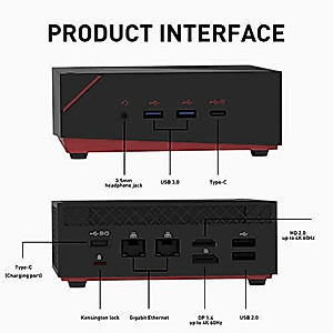 Kinhank Mini PC Game Box, Super Console X PC Chili Video Games Console Built in 120000+Games, AMD Ryzen 5 4500U, Win11Pro & Batocera 33 System in 1, 16G DDR4 RAM, 4K Three-Screen Display (1 Gamepad)