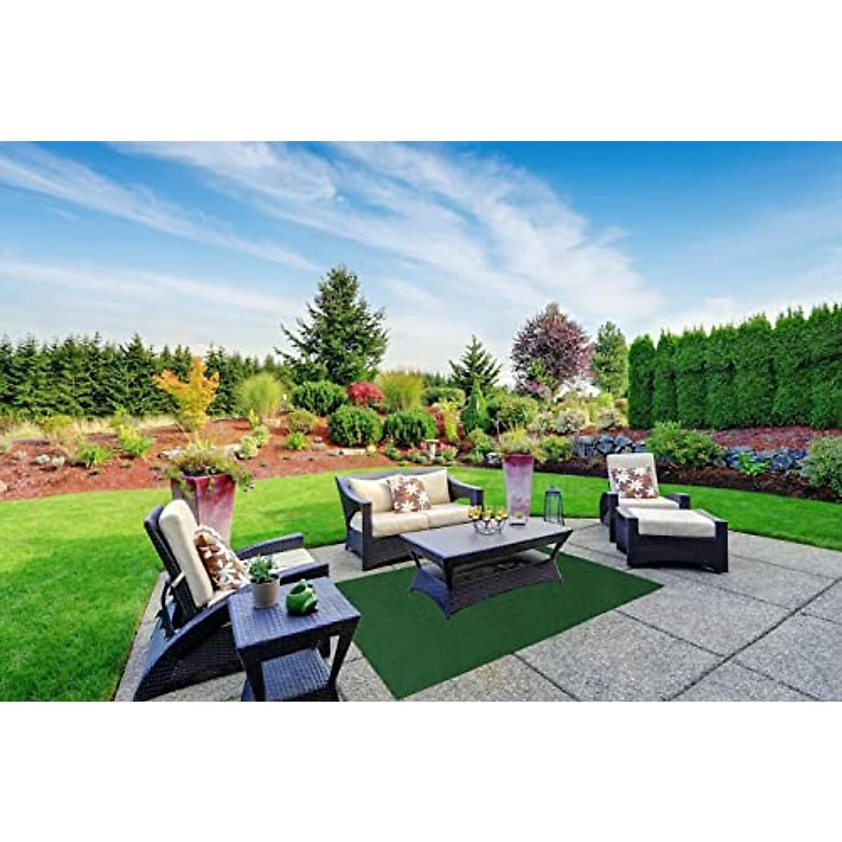 Large Custom Cut-to-Fit Trade-Show Area Rug Carpets, Custom Sizing Available to Choose from (12x16, Espresso) NC