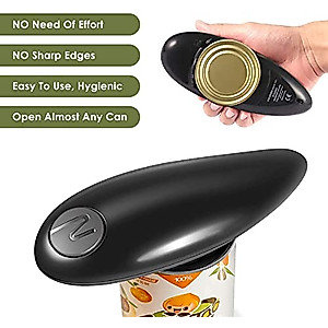 Electric Can Opener One Touch Switch Smooth Edge Automatic Electric Can Opener