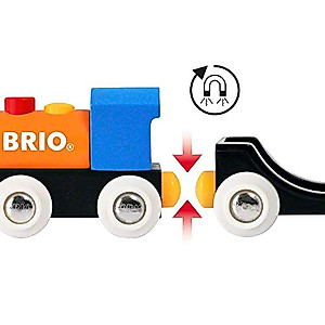 BRIO World - 33826 My First Farm | 12 Piece Wooden Toy Train Set for Kids | Interactive Learning Experience | FSC-Certified Wood | Suitable for Ages 18 Months and Up