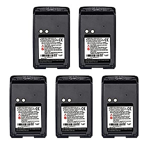 (5PCS) BPR40 Battery PMNN4075 Battery PMNN4071A Battery [Upgraded] for Motorola Mag One BPR40 Mag One A8 Mag One A6 Portable Walkie Talkie Battery PMNN4071AR PMNN4071AC PMNN4071 PMNN4075AR Battery