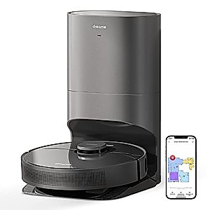 Dreametech Z10 Pro Robot Vacuum and Mop with 3D Obstacle Avoidance, Self Emptying for up to 65 Days, 4000 Pa Suction Power & Smart Mapping, Wi-Fi Connected, Compatible with Alexa