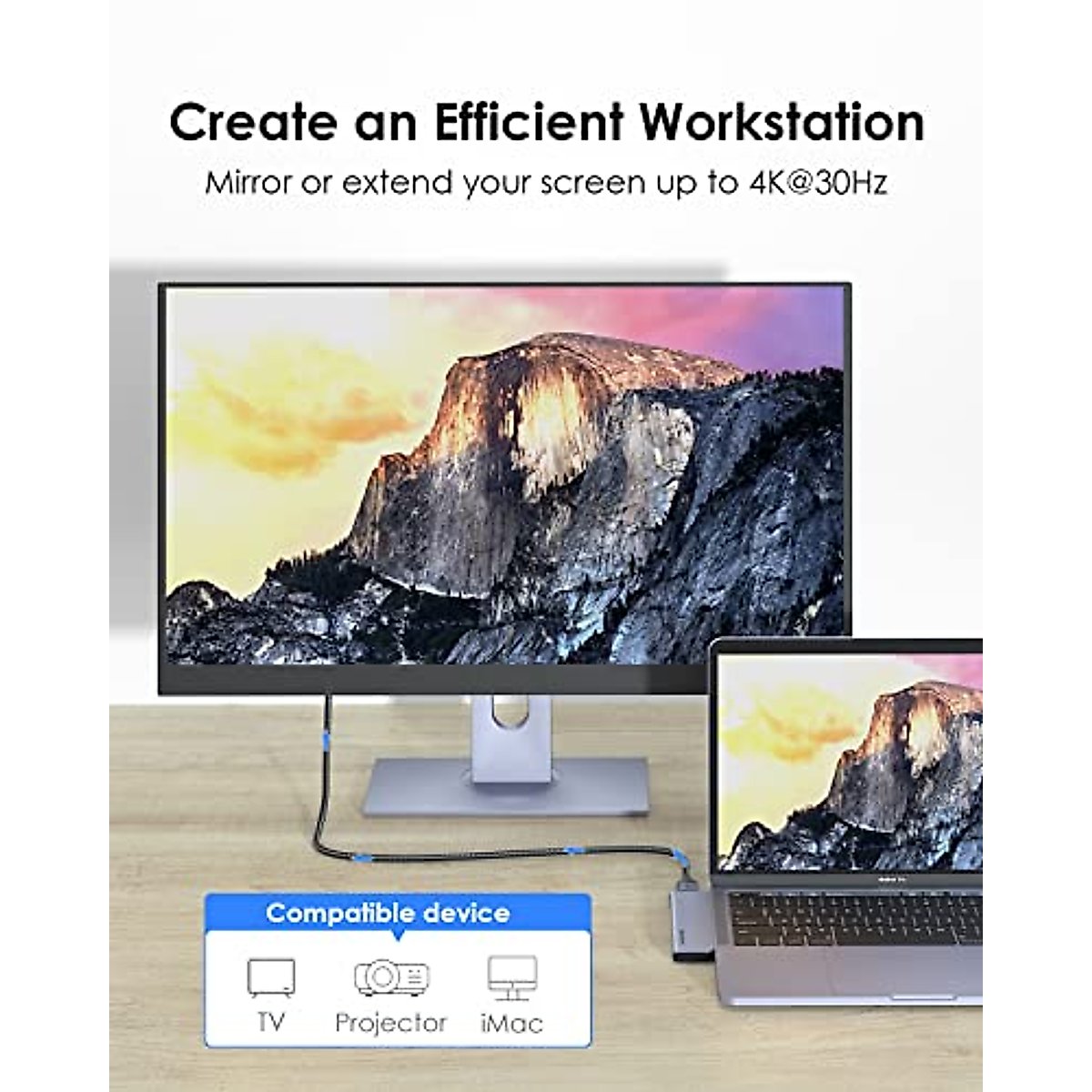 LENTION USB C Hub with 100W PD + 40Gbps USB C Port, 4K HDMI, 2 USB 3.0 and SD/Micro SD Card Reader Compatible 2022-2016 MacBook Pro 13/15/16, New Mac Air, Stable Driver Adapter (CB-CS64, Space Gray)