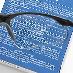 Delta Plus - RX-500C-0.75 RX-500C 0.75 Diopter Full Lens Magnifier Safety Glasses, Black Frame /Clear Lens