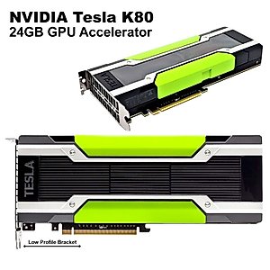 HHCJ6 Dell NVIDIA Tesla K80 24GB GDDR5 PCI-E 3.0 Server GPU Accelerator (Renewed)