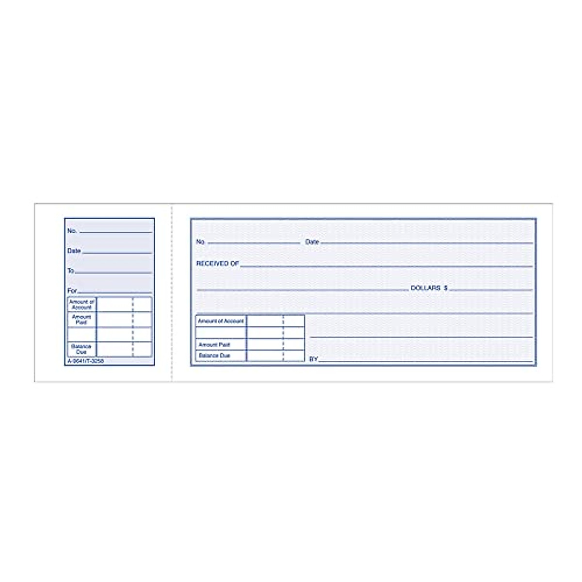 Adams Money Receipt Book With Stub, 5 15/16in. x 2 3/4in., Pack Of 5