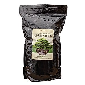 Bonsai Outlet Bonsai Soil Mix - Tinyroots All Purpose Bonsai Soil Mix Ready to Use Blend, Used for All Varieties of Bonsai Trees, 2.5 Gallons