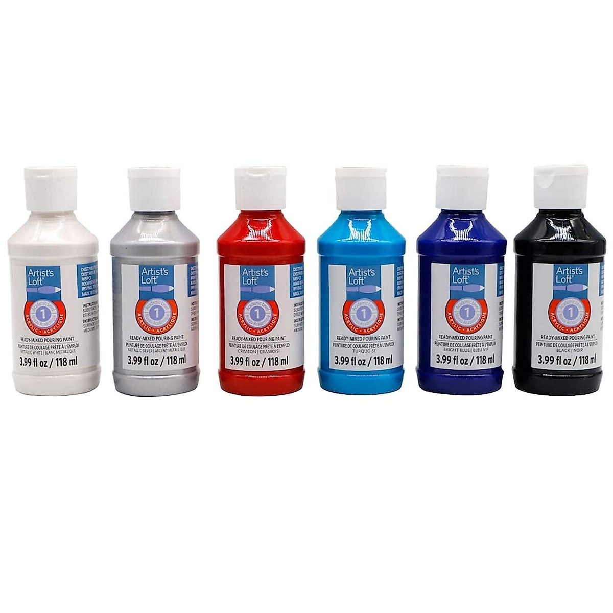 Ready-Mixed Pouring Paint Set by Artist’s Loft | 3.99 oz,118ml