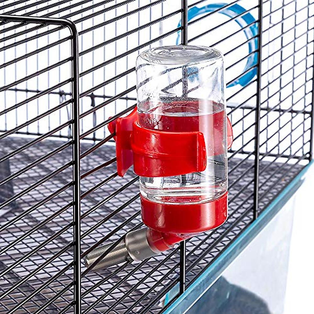 Favola Large Hamster Cage Includes Free Water Bottle, Exercise Wheel, Food Dish & Hamster Hide-Out Measures 23.6L x 14.4W x 11.8H-Inches & Includes 1-Year Manufacturer's Warranty
