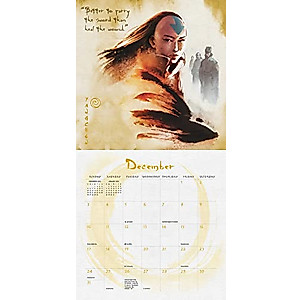 Avatar: The Last Airbender 2023 Collector's Edition Wall Calendar: 13 watercolor illustrations + bonus print