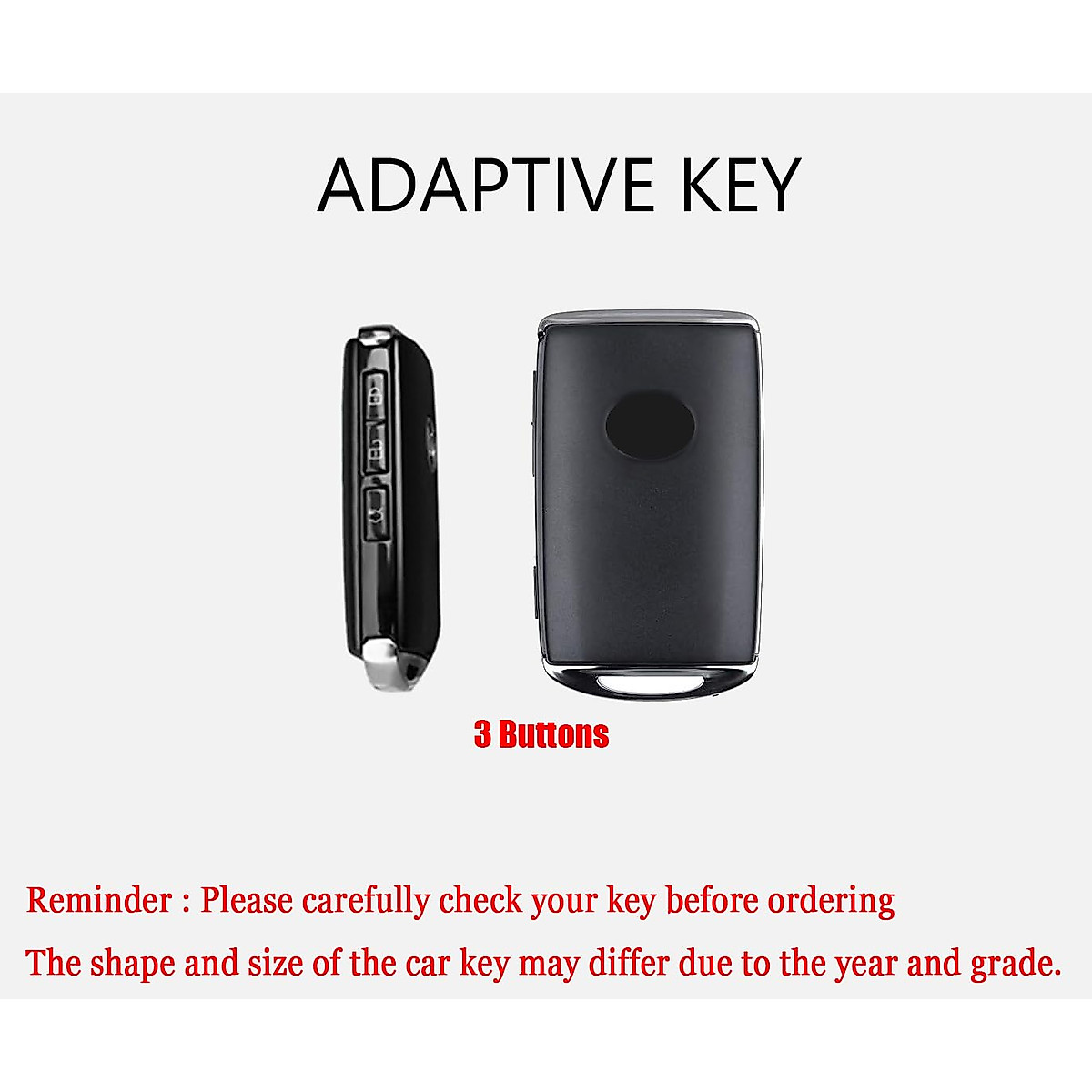 HIBEYO Leather Key Fob Cover 3 Buttons for Mazda 3 Alexa CX-30 CX-3 CX-5 CX-7 CX-9 CX-4 2020 2021 2022 Smart Remote Auto Key with Key Chains Accessories-Green