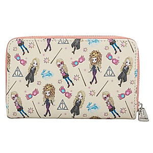 Loungefly Harry Potter Luna Lovegood All-Over-Print Zip Around Womens Wallet