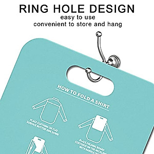 WJCCY 2 pcs Fast Folding Board Convenient Stacking Board Adult Clothes Shirt Folding Board Lazy Stacking Clothes Tool Household (Color : Red)