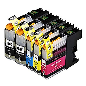 INK4WORK Compatible Ink Replacement for Brother LC103 LC-103 XL to use with MFC-J285DW, MFC-J4310DW, MFC-J4410DW, MFC-J450DW MFC-J4510DW MFC-J470DW MFC-J475DW MFC-J870D, MFC-J875DW (BCMY, 20-Pack)