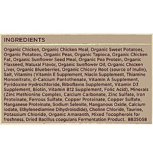 Castor and Pollux ORGANIX Grain Free Small Dog Food Recipe, Organic Dog Food - 4 lb. Bag