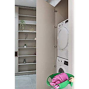 ACPYIDL 26IN Pop-up LaundryHamper-Large-LaundryBasket for DryerLaundryBag,Collapsible LaundryGrabber for WashingMachine,Dryer,Help Moving