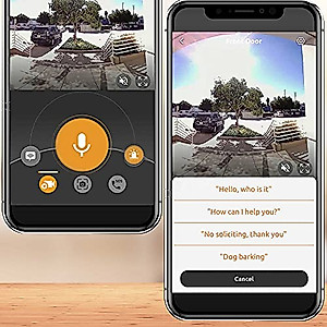 TOUCAN Wireless Indoor/Outdoor Battery Powered Security Camera, Weatherproof, Night Vision, AI Motion Detection, 2-Way Audio, Works with Alexa & Google Home, 1080P, No Subscription or Hub Required