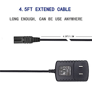 2V Shaver Charger for Wahl Shaver 8061 7357 7029 7356 7035 8163 7339 7367 7060 Replacement Whal Clipper Cordless Trimmer Power Cord Supply Adapter
