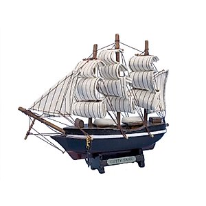 Hampton Nautical Cutty Sark Tall Ship, 7",Brown