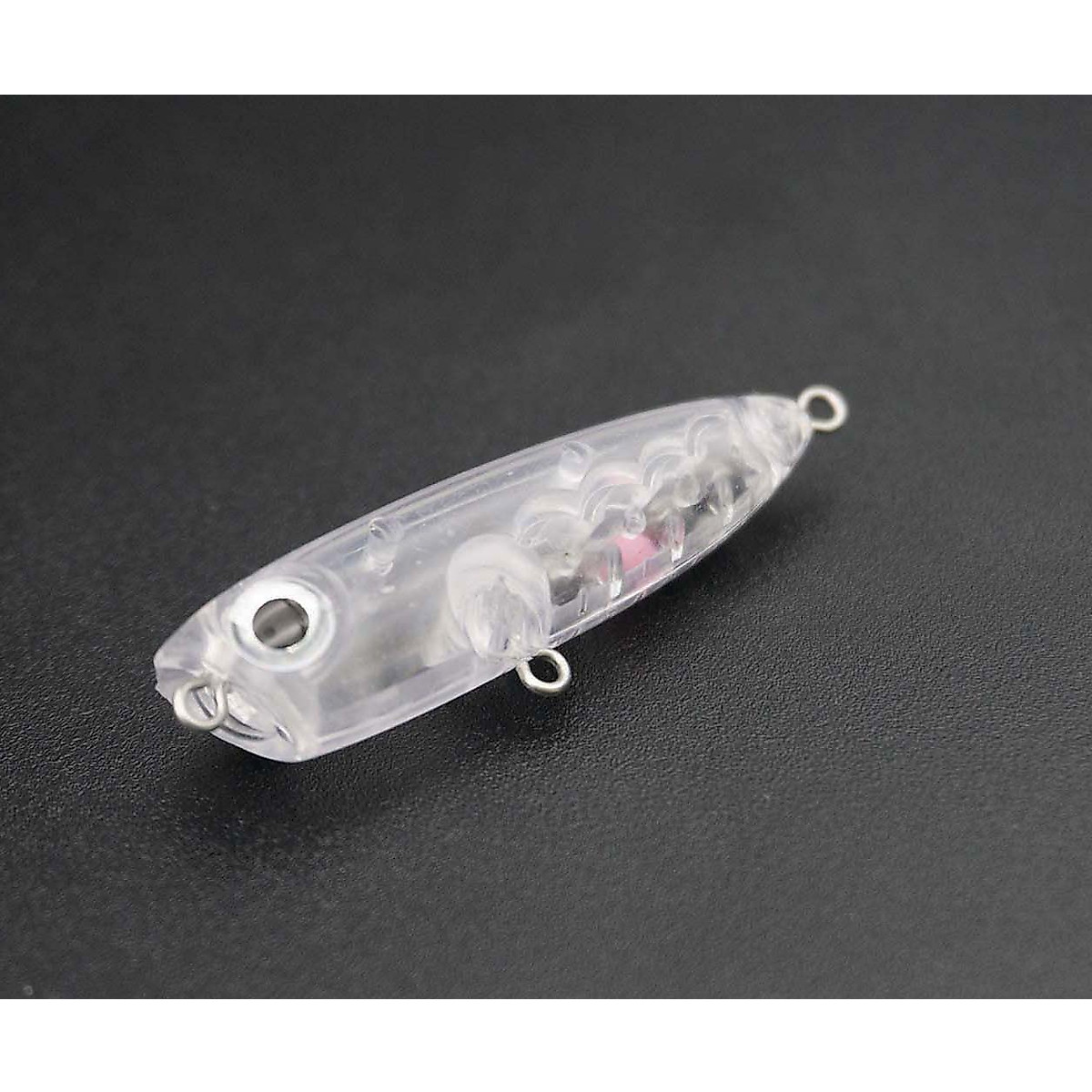 10PCS Unpainted Lure Blanks 2.81g 4.8cm with Free 6mm Eye Crankbait Simulation Blank Body Clear Hard Baits Trout Salmon Minnow Lure Popper Lures Topwater Freshwater 8440