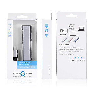 USB C Hubs Dock Transparent Adapter for Apple iPad Pro 2018, Type C Hub Dock with HDMI 4K 3 USB SD/TF Card Reader and PD Charging Ports,Compatible with Samsung DeX Galaxy/Nintendo Switch/MacBook