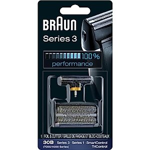 Braun Series 3 Old Generation Electric Shaver Replacement Head - 30B - Compatible with Electric Razors SmartControl, TriControl, 340, 330, 320, 310, 300