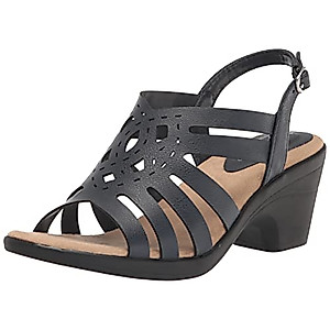 Easy Street Women's JIRA Heeled Sandal, Navy, 9