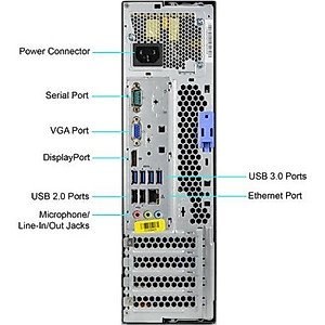 Lenovo IBM Thinkcentre M82 Business Premium Desktop PC Small Form Factor SFF, Intel Quad Core i7-3770 3.4Ghz CPU, 8GB DDR3 RAM, 500GB HDD, DVD, WIFI, Windows 10 Professional (Renewed)