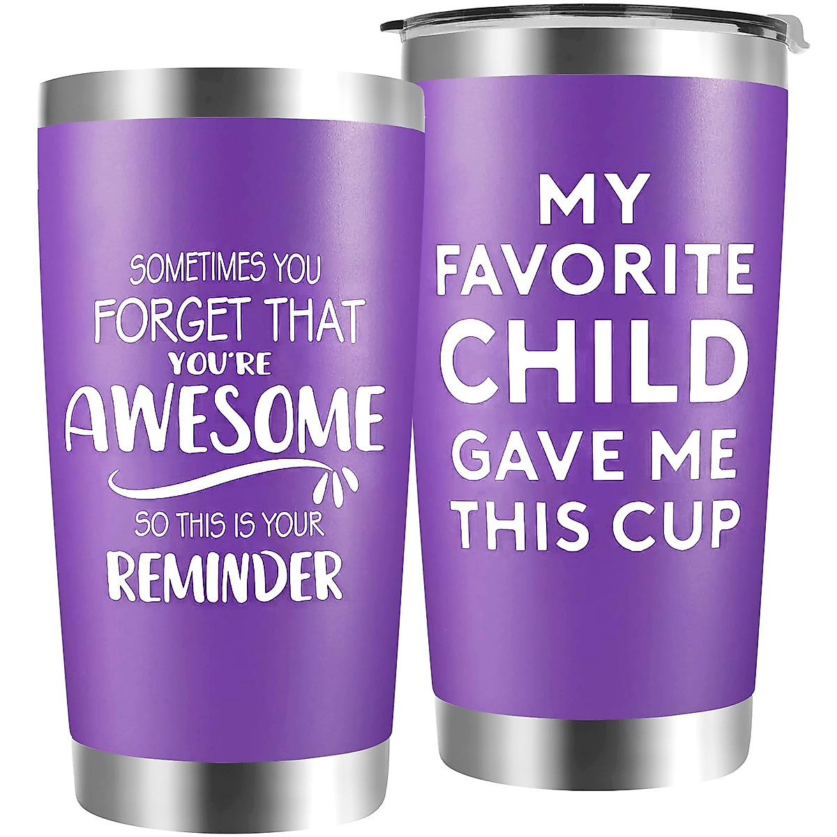 Gifts for Mom From Daughter Son - Mothers Day Birthday Gifts for Women - Sometimes You Forget You Are Awesome - Inspirational Mug Birthday Gift for Mom, Grandma from Daughter Son - 20 Oz Tumbler