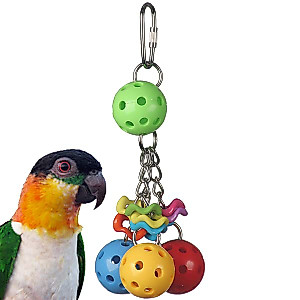 Super Bird Creations SB1093 Jingleberries Bird Toy, Small/Medium Bird Size, 6" x 2.5" x 2.5"