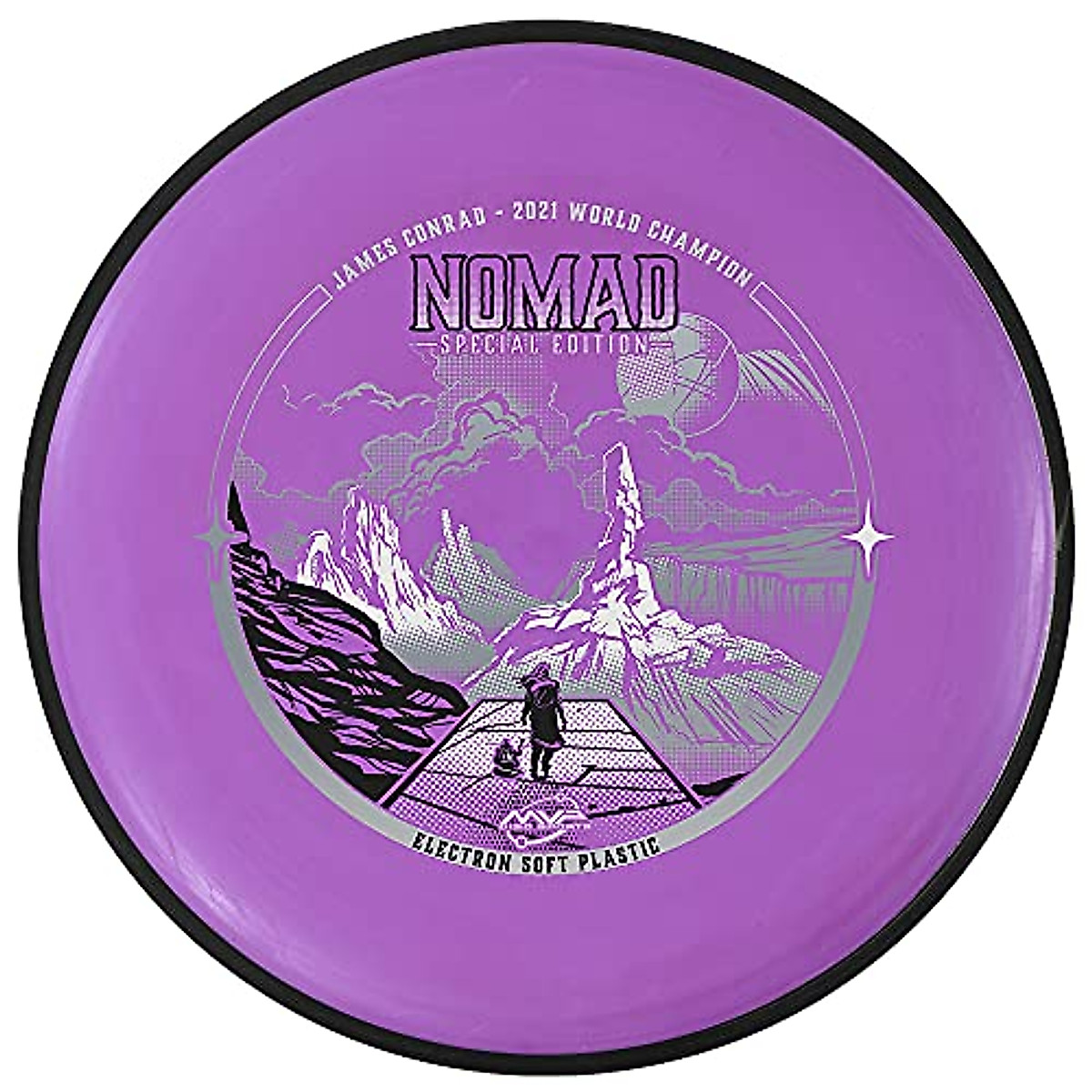 MVP Discs Sports Special Edition James Conrad Electron Soft Nomad Putter Golf Disc [Colors May Vary] - 170-175g