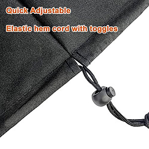 Patio Furniture Loveseat Sofa Cover - 420D Oxford Fabric 100% Waterproof Outdoor Sofa Cover, Durable Patio Furniture Cover Fits for All Weather& Black(79L37W35H25H)