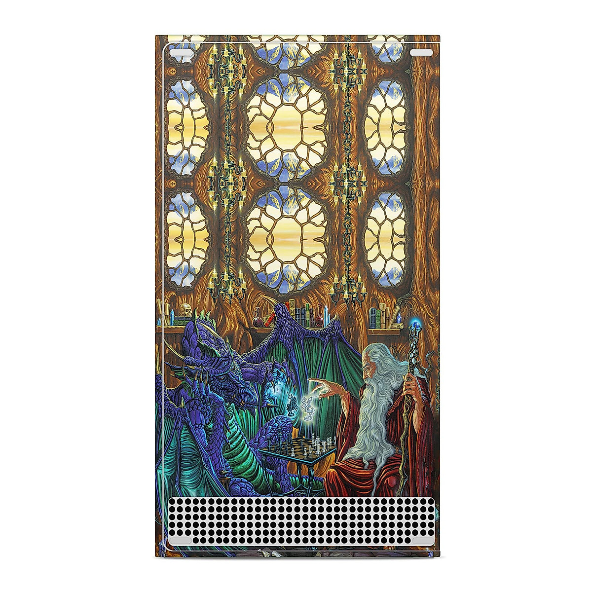 Head Case Designs Officially Licensed Ed Beard Jr Wizard Friendship Dragons Vinyl Sticker Gaming Skin Decal Cover Compatible with Xbox Series S Console and Controller Bundle