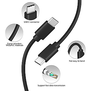 2Pack-USB C 3A 6.5Ft Fast Charger Cable for Charging New Fire HD10-11th Generation 2021 Kids Edition,Fire HD10 Plus,Fire HD10-9th Gen 2019 Kids Edition