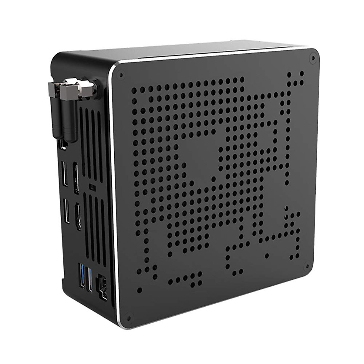 PARTAKER Gaming Mini PC, Core i9 10885H/i9 10980HK Windows 10 Mini Computer, 64GB DDR4/ 2TB SSD, Double Display 4K 60Hz, Gigabit Ethernet, HDMI2.0, DP, TPC, Dual-Band Wi-Fi,BT 4.2, Built-in-Fan