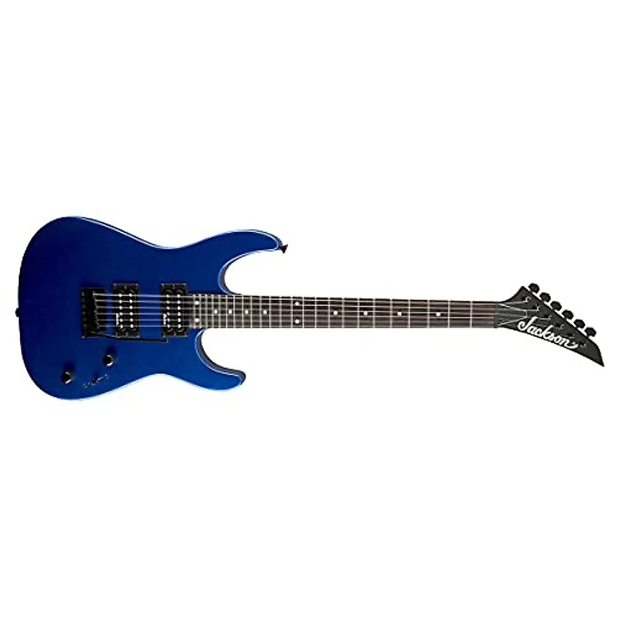 Jackson JS Series Dinky JS12 6-String Right-Handed Electric Guitar with Amaranth Fingerboard (Metallic Blue)