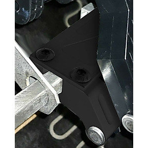 Metal Drive Toggle Bracket Fit for All La-Z-Boy Lazyboy Power Recliners Parts, Metal Motor End Clevis Mount Toggle with 2Pcs Plastic Split Bushings, Black