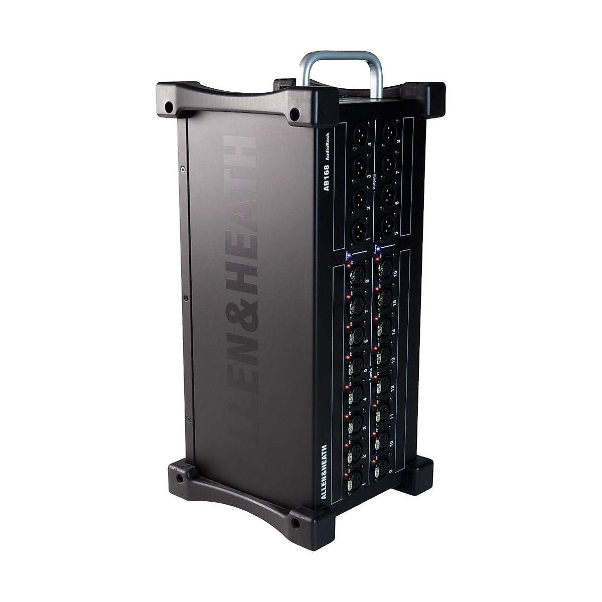 Allen & Heath AB168 Remote Audio Rack/Portable Stage Box for GLD and Qu Series, 16 XLR Input, 8 XLR Output (AH-AB-168)