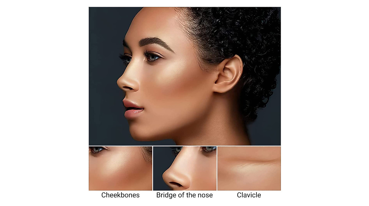 evpct 4 Color Contour Makeup Set for Flawless Face Sculpting
