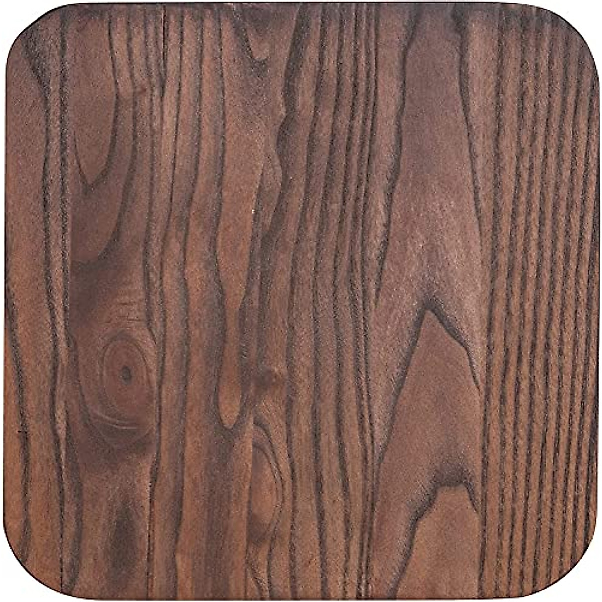 Flash Furniture 4 Pack Rustic Walnut Wood Seat for Colorful Metal Barstools