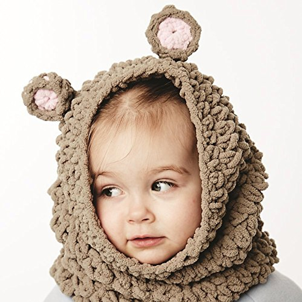 Bernat Baby Blanket Yarn, 3.5oz, Super Bulky 6 Gauge - Pink - Single Ball Machine Wash & Dry (454533)