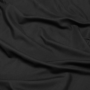 Nestl Duvet Cover with Fitted Sheet 4 Piece Set - Soft Double Brushed Microfiber Hotel Collection - Comforter Cover with Button Closure, Fitted Sheet, 2 Pillow Shams, Queen - Black