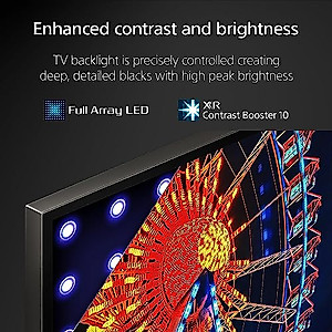 Sony XR55X90L 55 inch 4K BRAVIA XR Full Array LED Smart Google TV with a 5S-PS8-US1 V-Series 8-Outlet Power w/Omniport USB (2023)(USED)