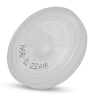 Tisch Brand SPEC17984 Nylon Syringe Filter, 0.22um, 25mm, Double luer Lock, 1/pk/100 per Pack | Wettability: Hydrophilic | Maximum Operating Temperature: 100 Degrees C | Burst Pressure (psi): 87 |