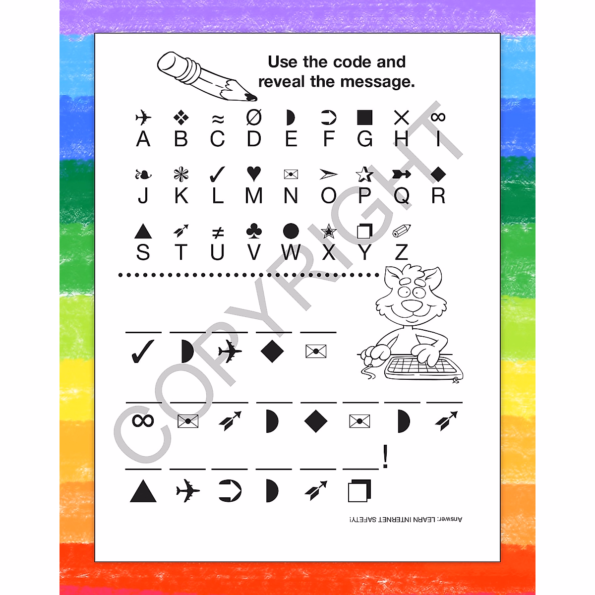 ZOCO - Internet and Web Safety - Kids Educational Coloring Books (25 Bulk Pack, Without Crayons) - Stay Safe Online - Games, Puzzles, Activities for Children