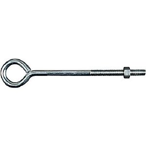 Eye Bolt, Zinc, 1/4 x 6-In.