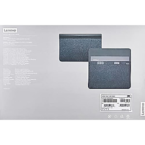 Lenovo Yoga Laptop Sleeve for 14-Inch Computer, Leather and Wool Felt, Magnetic Closure, Accessory Pocket, GX40X02932, Black